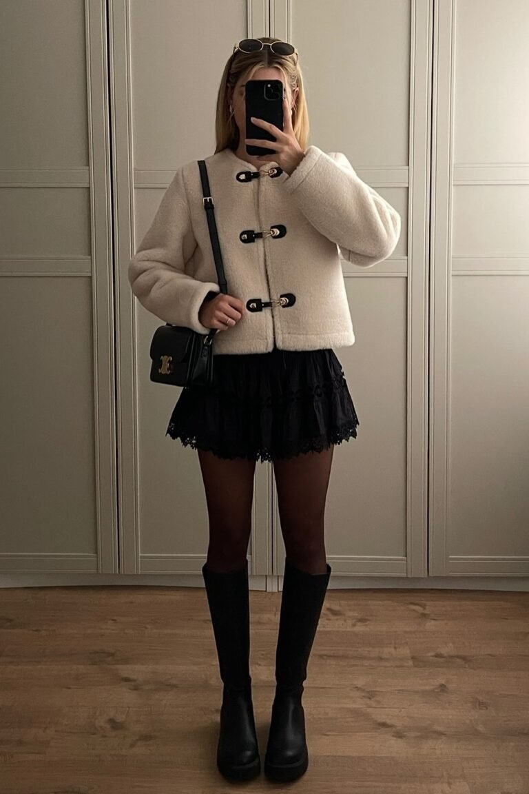 30 Edgy Looks: Cropped Jackets, Faux Leather & Style - Ruby Style
