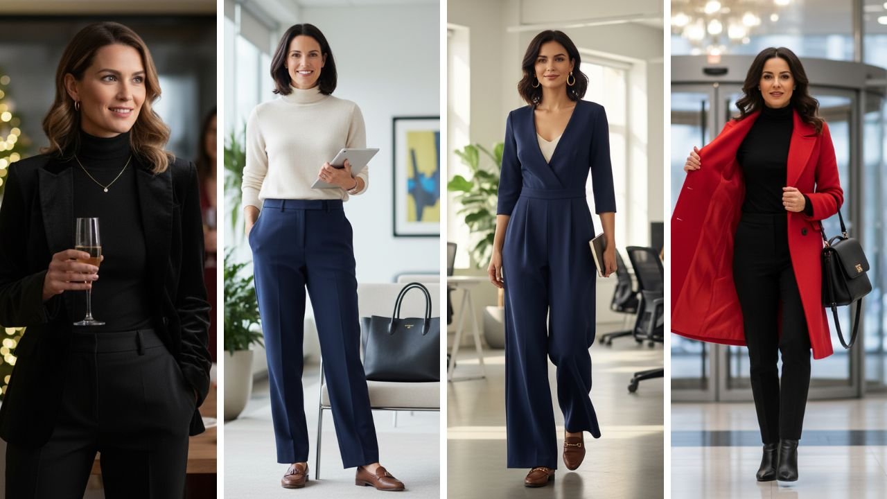30 Chic Cold Weather Office Work Outfits to Stay Warm - Ruby Style